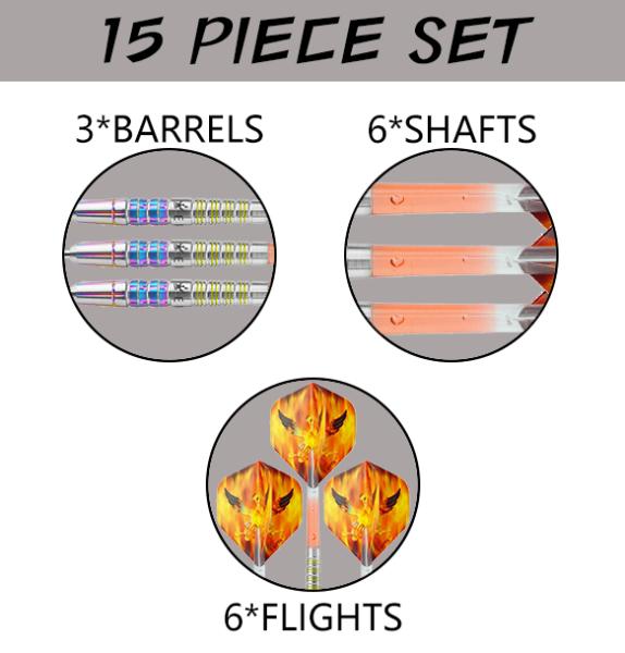 Quality Emyth Darts Steel Tip Darts Barrel 90% Tungsten Darts Set 21g 22g LUAN NIAO for sale