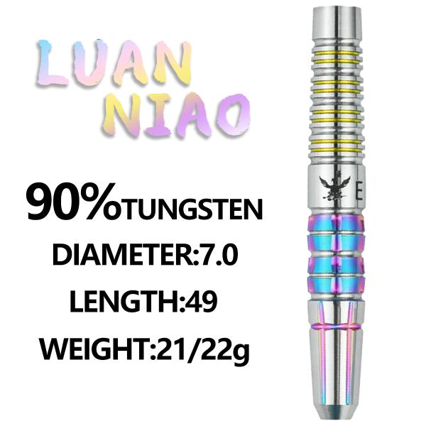Quality Emyth Darts Steel Tip Darts Barrel 90% Tungsten Darts Set 21g 22g LUAN NIAO for sale
