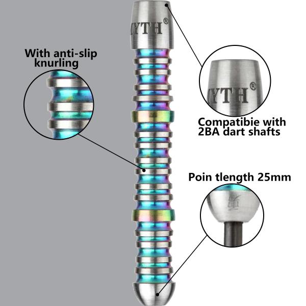 Quality Emyth Darts Steel Tip Darts Barrel 90% Tungsten Darts Set 21G WARRIOR for sale