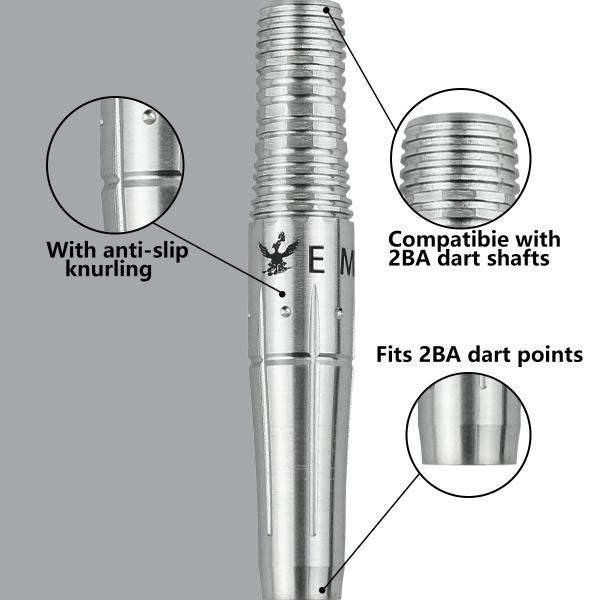 Quality Emyth Darts 2ba Soft Tip Darts Barrel 90% Tungsten Darts Set 18.5G CHASE SUN for sale