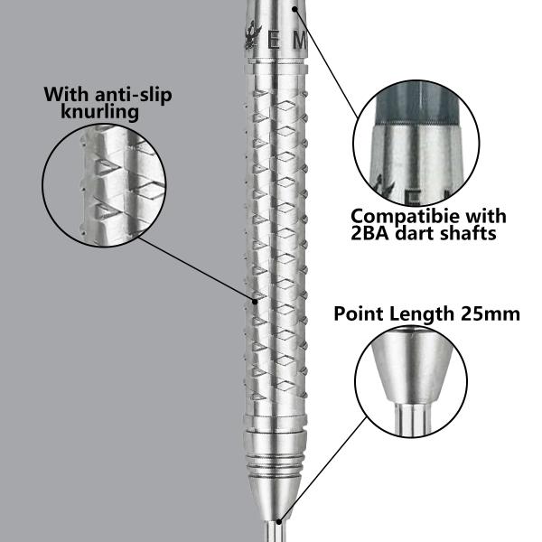 Quality Emyth Darts Steel Tip Darts Barrel 90% Tungsten Darts Set 23g AoBing for sale