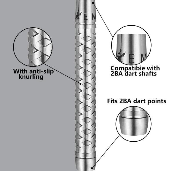 Quality Emyth Darts 2BA Soft Tip Darts Barrel 90% Tungsten Darts Set 21g Aobing for sale