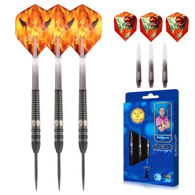 China E Myth Sponsored Dart Player Brad Hamill Steel Tip Tungsten Darts Set for sale