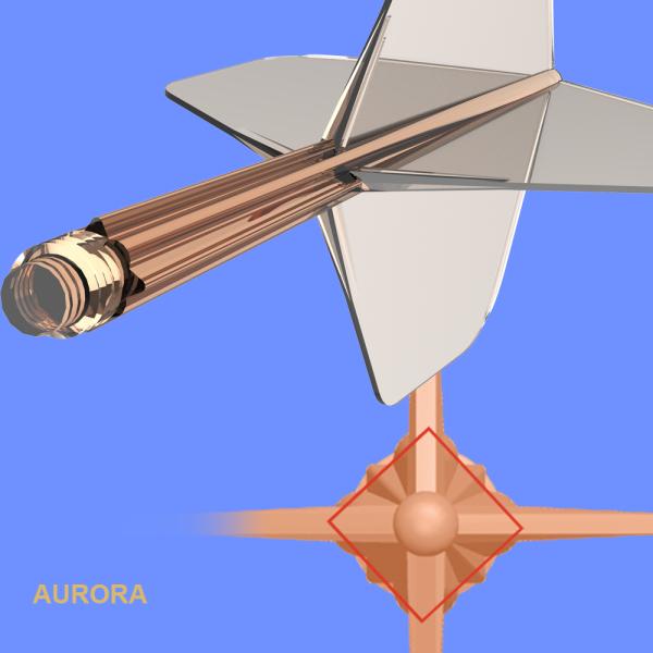 Quality Emyth new released product Aurora Integrated darts flight with shaft for sale