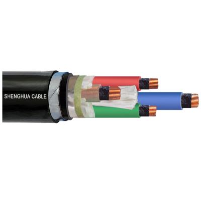 China Factory Price Bare Copper Wire Underground Low Votage XLPE Armored Power Cable for sale