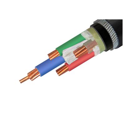 China Steel Wire Armored XLPE Insulated Electrical Powwr Cable Cu/XLPE/Swa/PVC-0.6/1kv 3X185+1X95 mm2 for sale