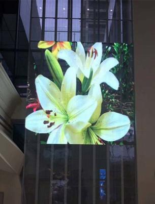 China P3.91 Doorzichtig LED-scherm Holografisch onzichtbaar energieverbruik Te koop
