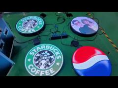 P1.86 Custom Led Display Panels High Resolution Energy Efficient Round Led Screen