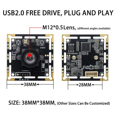 China 16MP IMX298 Distortion-Free USB Webcam CMOS Color Sensor for OCR Passport Scanning Security PC Laptop for sale