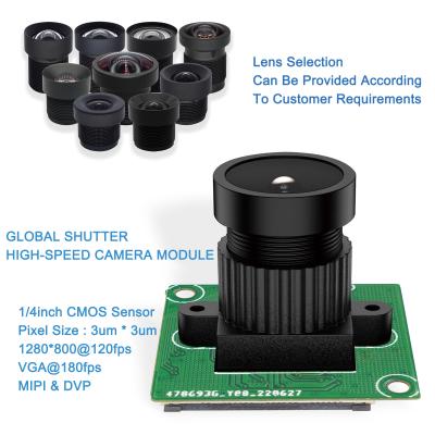 China 120FPS OV9281 Camera Module Global Shutter 1MP CMOS Sensor DVP AR VR for sale