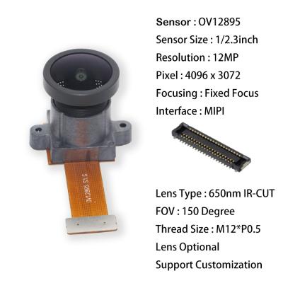 China 12MP MIPI Camera Module OV12895 Color Camera Module 4K 60FPS For Fisheye Camera for sale