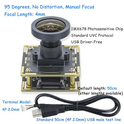 China OEM Low Light IMX678 8MP USB Camera Module 4K 30FPS High Speed Camera Module for sale