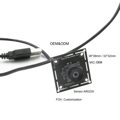 China 2MP AR0230 HD Camera Module 1080P Wide Angle WDR USB2.0 Interface for sale