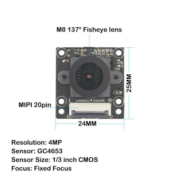 Quality OEM 4MP GC4653 HD Camera Module 1080P WDR Wide Angle Mini Camera Module for sale