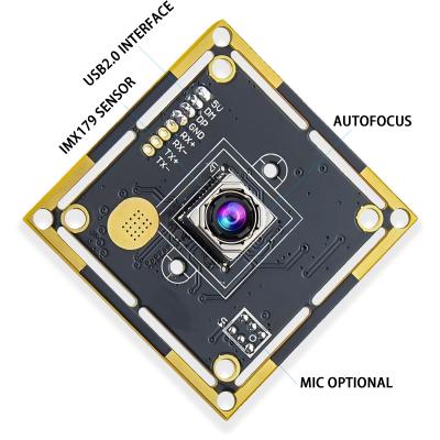 China IMX179 8MP USB Camera Module 4K 120 Degree Wide Angle Full HD CMOS Camera Module for sale