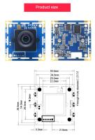 China OEM 12MP IMX377 USB Camera Module 4K 30FPS with 38mm Compact Size and UVC Compliance for sale