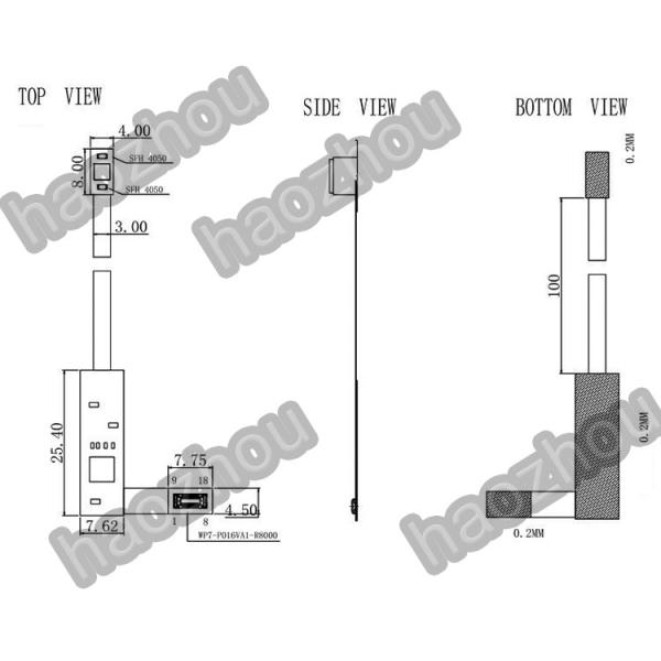 Quality OV6211 120FPS Mini Camera Module FF 90 Degree Wide Angle For VR Eye Tracking for sale
