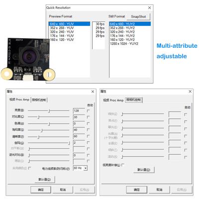 China 0.3MP GC0309 USB Camera Module VGA CMOS QR Code Scanning Micro Camera Module for sale