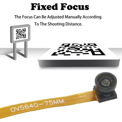 China ESP32 5MP OV5640 Camera Module 75mm FPC DVP MIPI Camera Module Face Recognition for sale