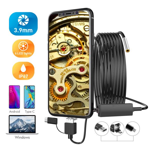 Quality OEM 3.9mm 720P IP67 Endoscope Camera Module FF Wide Angle USB Camera Module with for sale