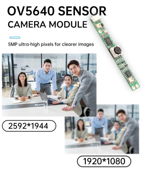 Quality 1 / 4 Inch 5MP OV5640 Laptop Camera Module 2K USB CMOS For Face Recognition for sale