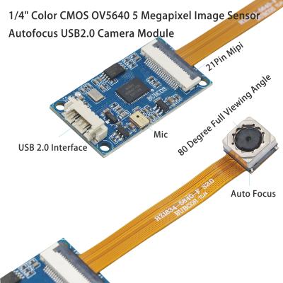 China OEM 5MP OV5640 USB Camera Module AF PC Multimedia CMOS Camera Module for sale