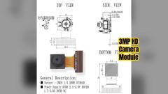 3MP OV3640 HD Camera Module 1080P MIPI Wide Angle