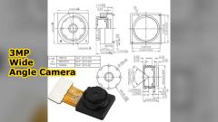 3MP Laptop Camera Module OV3660 Wide Angle USB