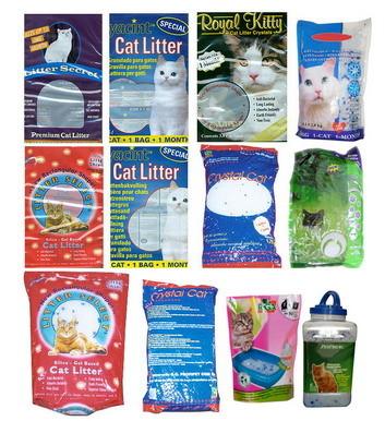 China Silica gel cat litter for sale