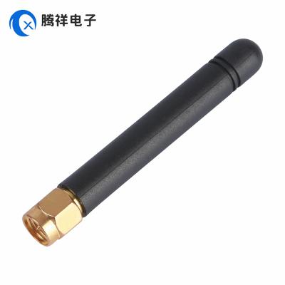 China SMA Male Straight Gold-Plated Connector Antenna 868MHz 2dBi Rubber Antenna for Hand Held, TV, Automotive, Home Theatre for sale