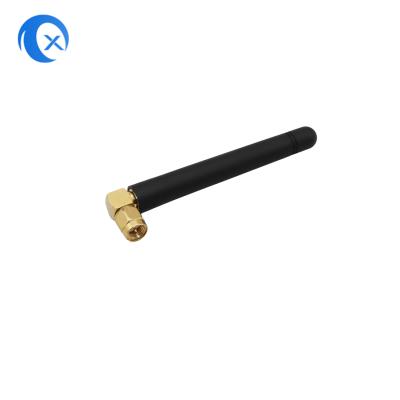 China Fixed Right Angle SMA Male Connector Mount Omni Direction WiFi 868-900MHz Antenna For Routers for sale