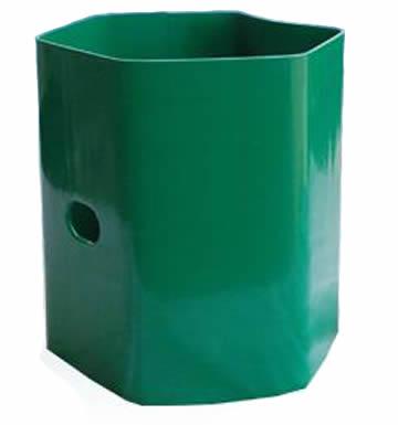 un PVC vert a enduit le bloc de compensation de rambarde