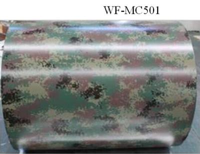 Cina Bobina d'acciaio ricoperta colore modellata cammuffamento, bobina d'acciaio del galvalume in vendita