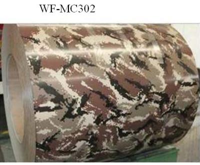 Cina Bobina d'acciaio ricoperta colore modellata cammuffamento, bobina d'acciaio del galvalume in vendita
