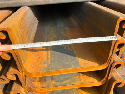Cina Palancole laminate a freddo e laminate a caldo Palancole in acciaio tipo U laminate in vendita