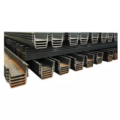 Cina Laminato a caldo a Z - a forma di e a forma di U - palancole in acciaio serie palancole in vendita