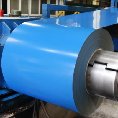 中国 コマーシャルによって電流を通されるPrepainted鋼鉄コイル小さいロールスロイス30m RAL5012 販売のため