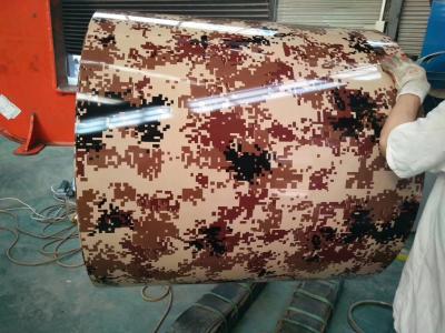 Cina Bobina d'acciaio ricoperta colore modellata cammuffamento, bobina d'acciaio del galvalume in vendita