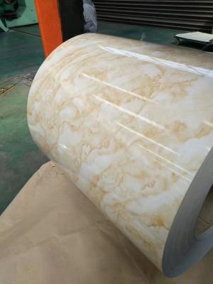 Cina Bobina d'acciaio ricoperta colore modellata marmo, lamiera di acciaio galvanizzata in bobina in vendita