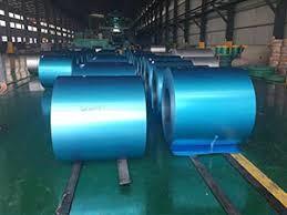 Cina Bobina d'acciaio immersa calda Thickness+/-0.01mm del galvalume dell'impronta digitale anti- tinta blu in vendita