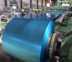 Cina Bobina d'acciaio immersa calda Thickness+/-0.01mm del galvalume dell'impronta digitale anti- tinta blu in vendita