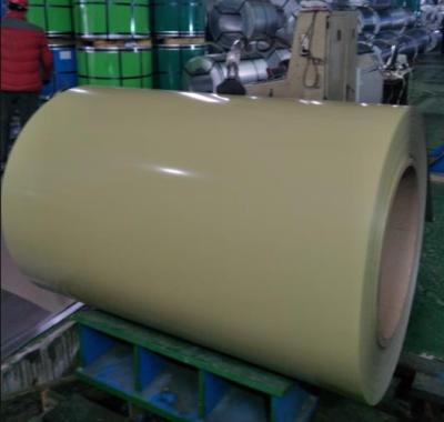 China O bege de 55% Alu 0.40X1220 Prepainted a chapa de aço do Galvalume na bobina para o revestimento da estrutura à venda