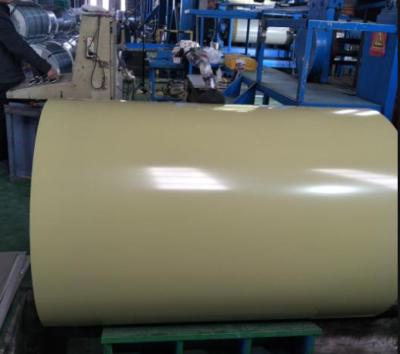 China O bege de 55% Alu 0.40X1220 Prepainted a chapa de aço do Galvalume na bobina para o revestimento da estrutura à venda