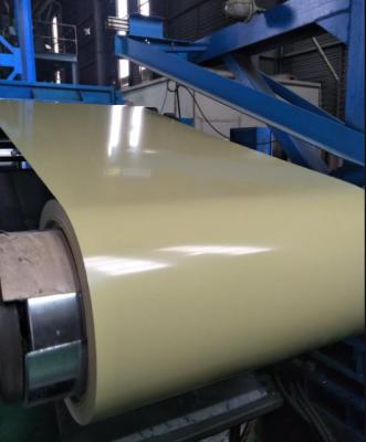 China O bege de 55% Alu 0.40X1220 Prepainted a chapa de aço do Galvalume na bobina para o revestimento da estrutura for sale
