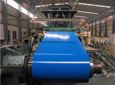 China Il colore di identificazione 510mm ha ricoperto la bobina d'acciaio 0,45 X1200 il millimetro/lamiera di acciaio galvanizzata pre dipinta for sale
