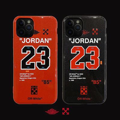 China The glossy glitter TPU Jordan & off  Iphone 6-Iphone 11 pro max soft shell for sale