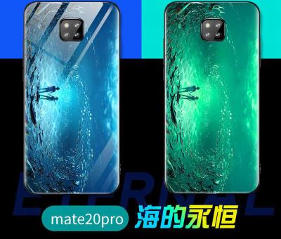 China Noctilucent glass shell for Huawei Mate20/Nave3/P20series phone for sale