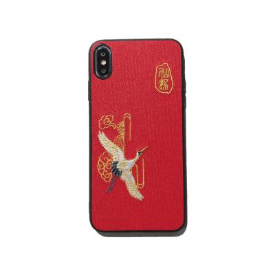 China Chinese Embroidery style shell for Iphone 11 pro max series phone for sale