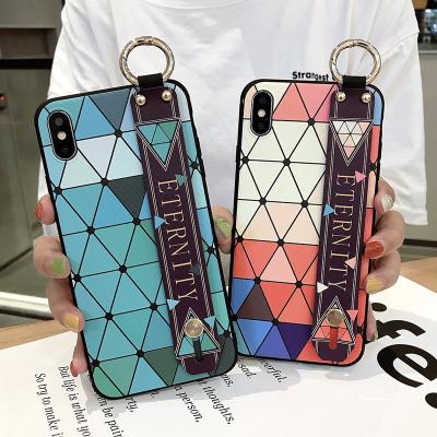 China Grid style pattern case for Iphone/Huawei/Xiaomi series mobile phone case for sale