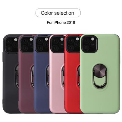 China Pure color pattern car support case for Iphone/Huawei/Xiaomi/Samsung series mobile phone case for sale
